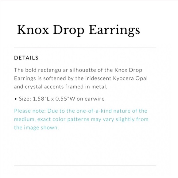 Kendra Scott | Jewelry | Knox Drop Earrings In Rose Gold | Poshmark